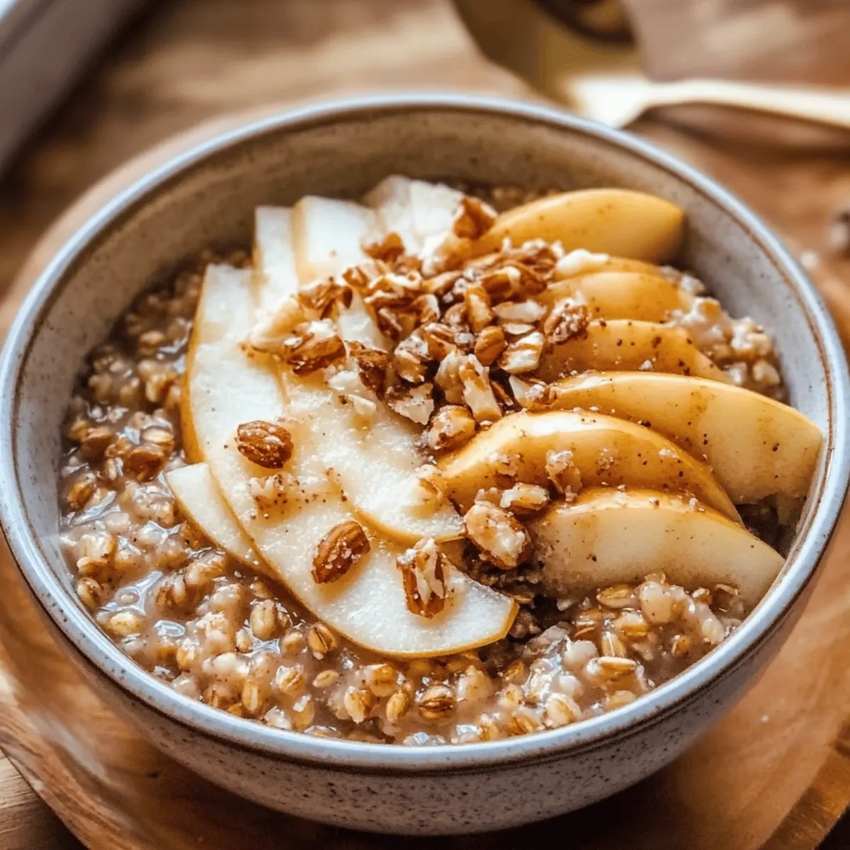 Easy Comforting Creamy Brown Sugar Apple Whole Grain Bowl