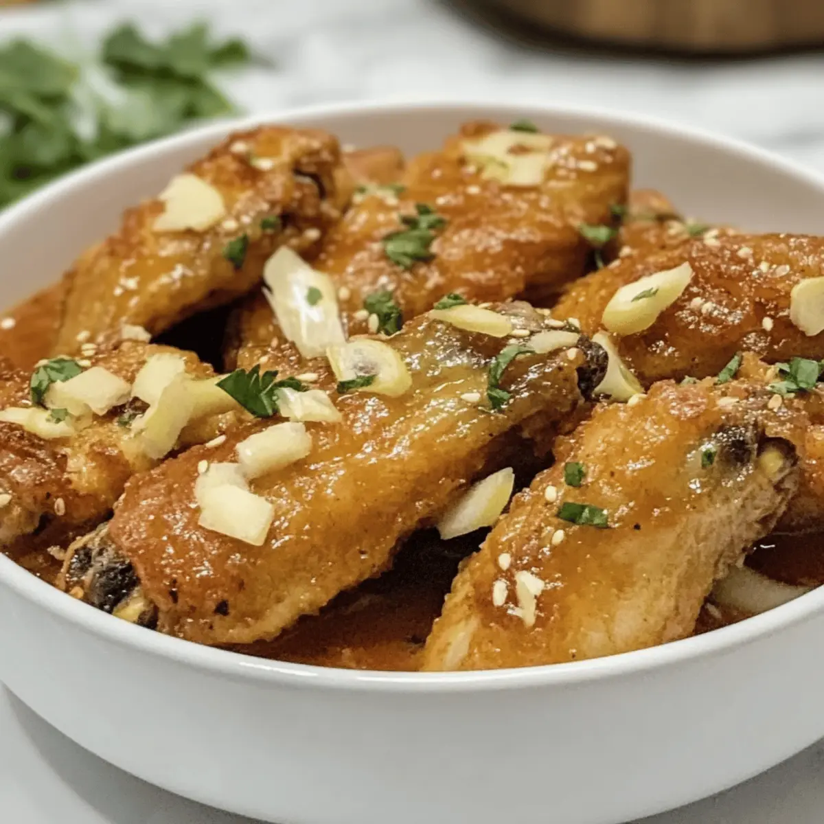 Irresistibly Juicy Ginger Garlic Chicken Wings You’ll Crave