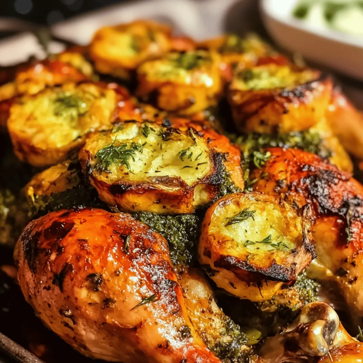 Ultimate Delicious Juicy Christmas Roast Chicken with Herb Butter