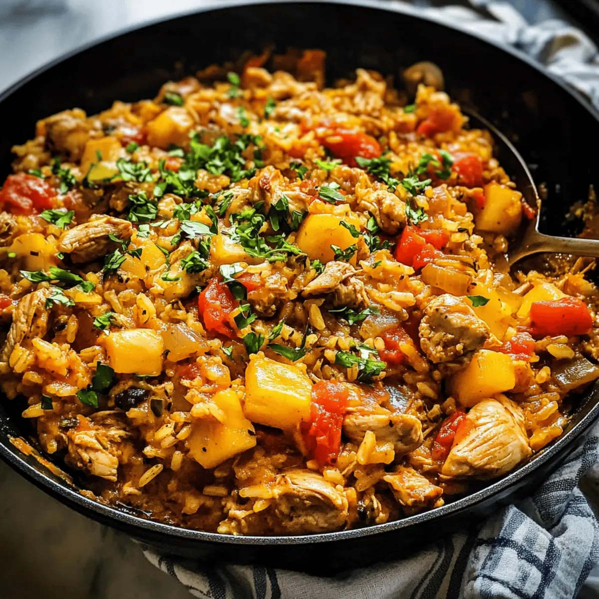Quick One-Pot Chicken and Rice Skillet: Irresistible, Comforting