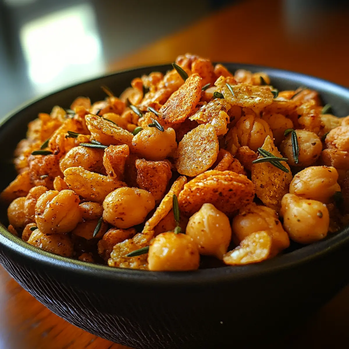 Ultimate Crispy Chickpea Snack Mix: Irresistible Crunchy Delight