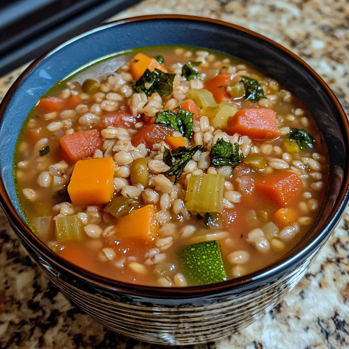 Ultimate Comforting Hearty Barley & Vegetable Soup Recipe